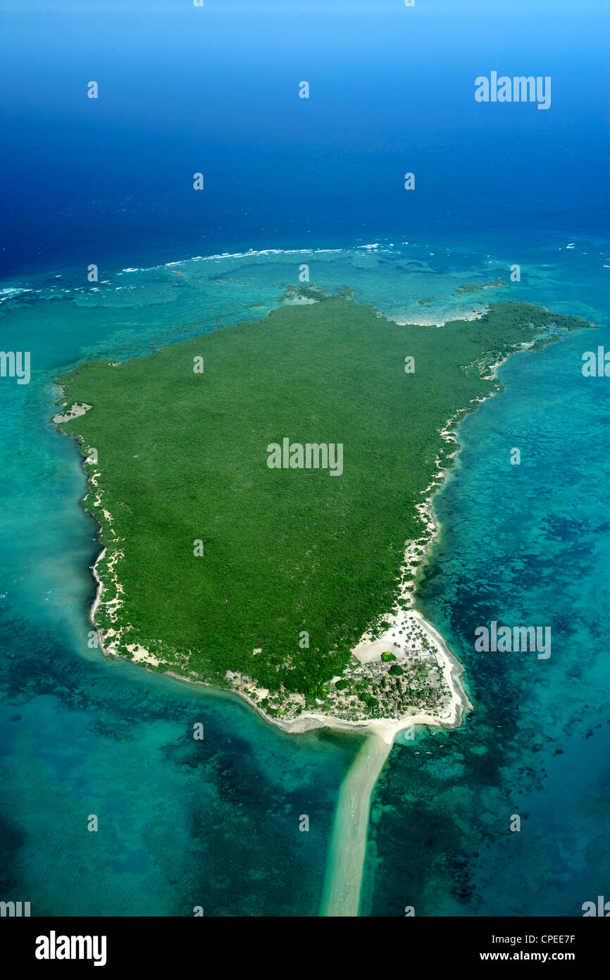 Quisiva island in the Quirimbas archipelago off the coast of Mozambique ...