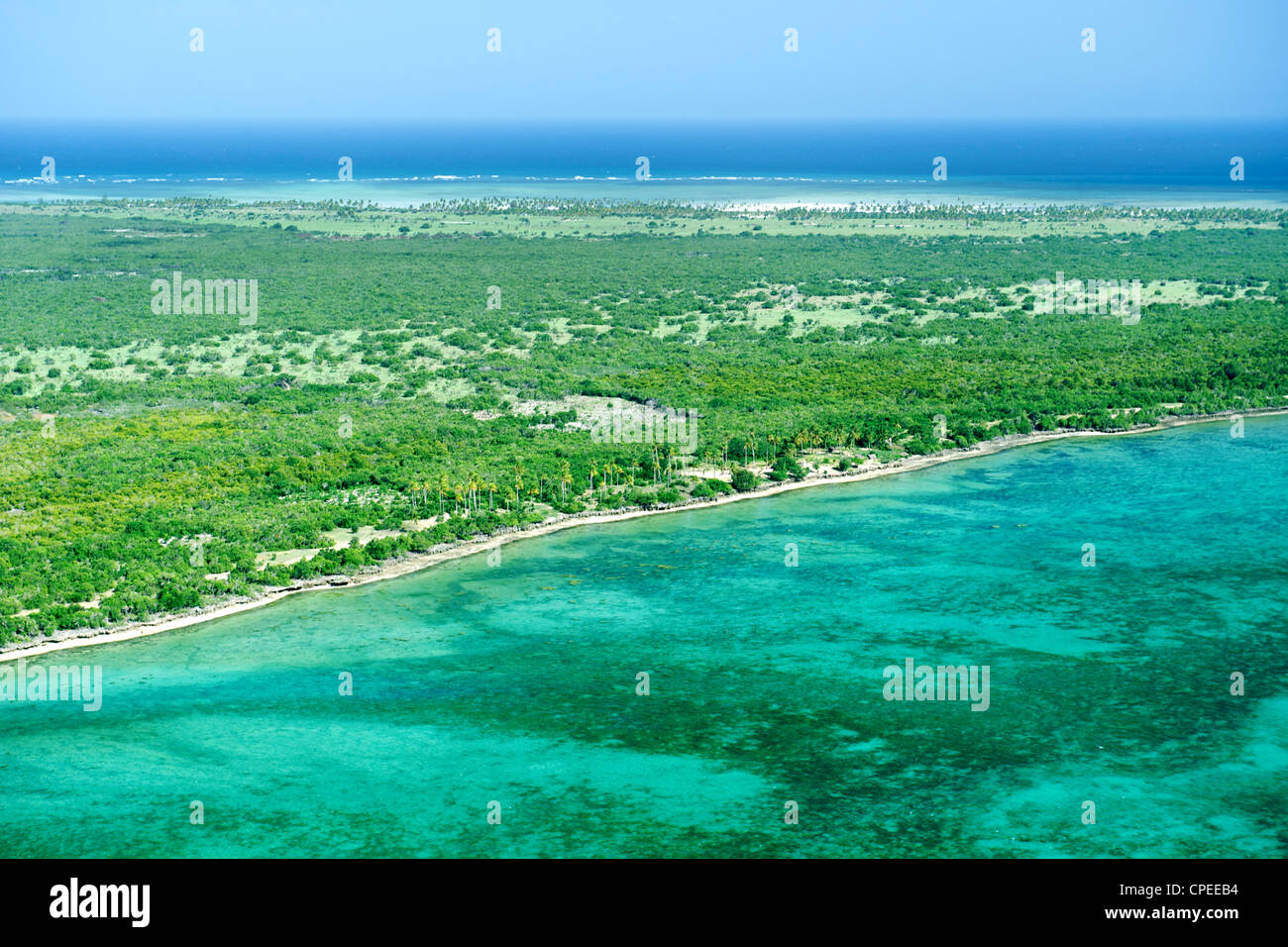 Matemo island in the Quirimbas archipelago off the coast of northern ...