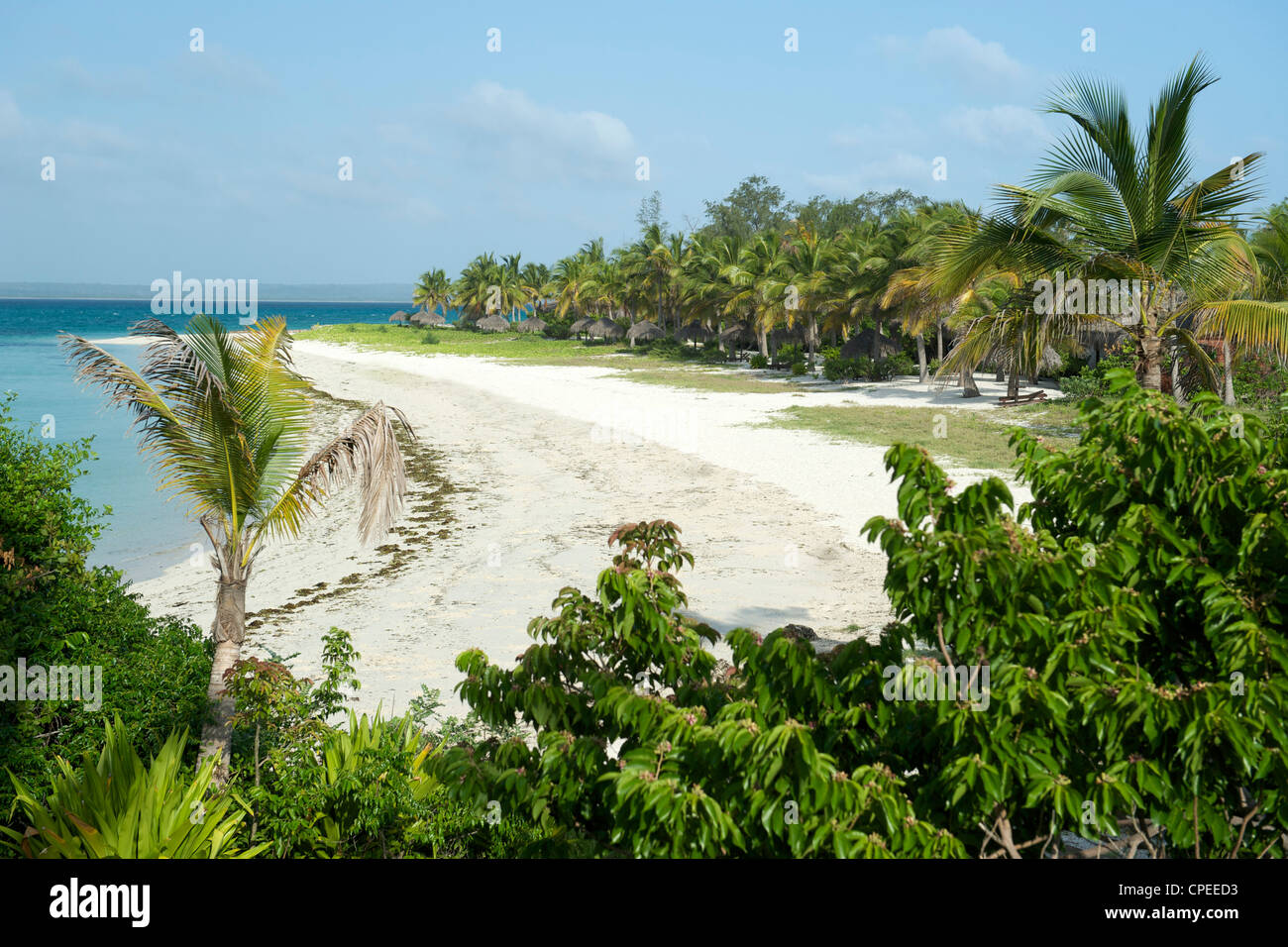Matemo lodge in the Quirimbas archipelago in Mozambique Stock Photo - Alamy