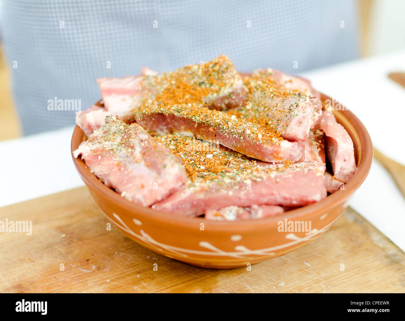 Raw pork ribs hi-res stock photography and images - Alamy