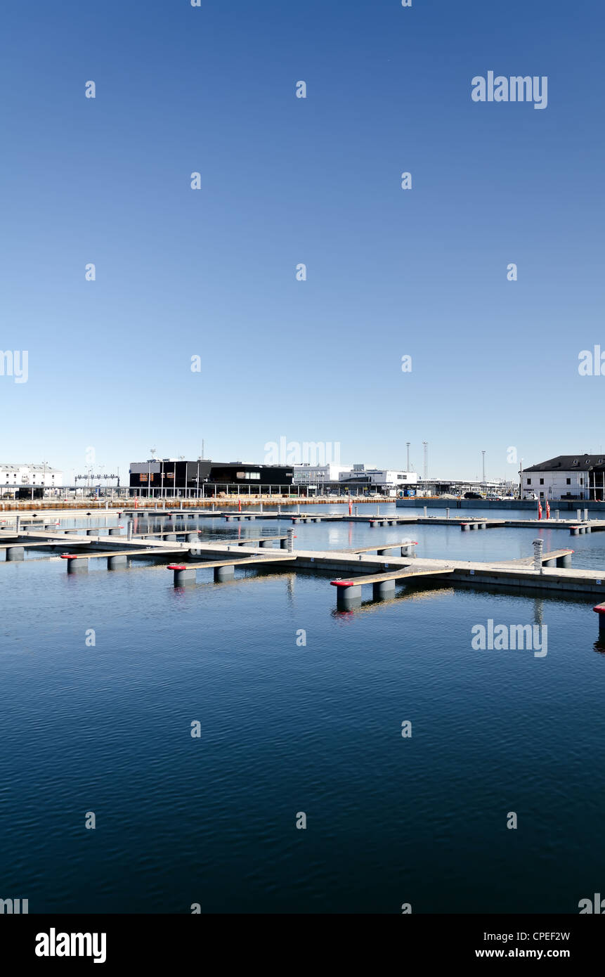 Empty boat port. Place for your text Stock Photo - Alamy