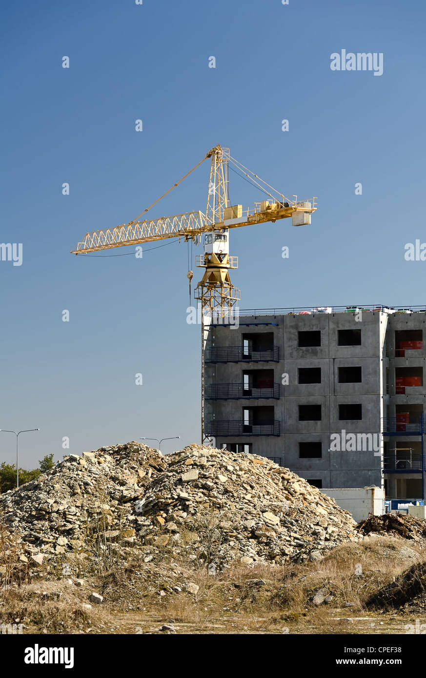 Concrete construction flats offices hi-res stock photography and images ...