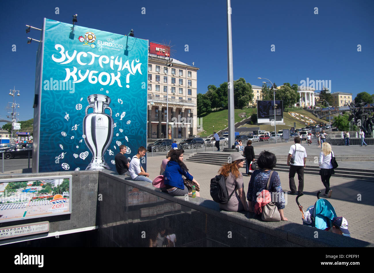 Kiev ukraine may 11 uefa euro 2012 hi-res stock photography and images ...