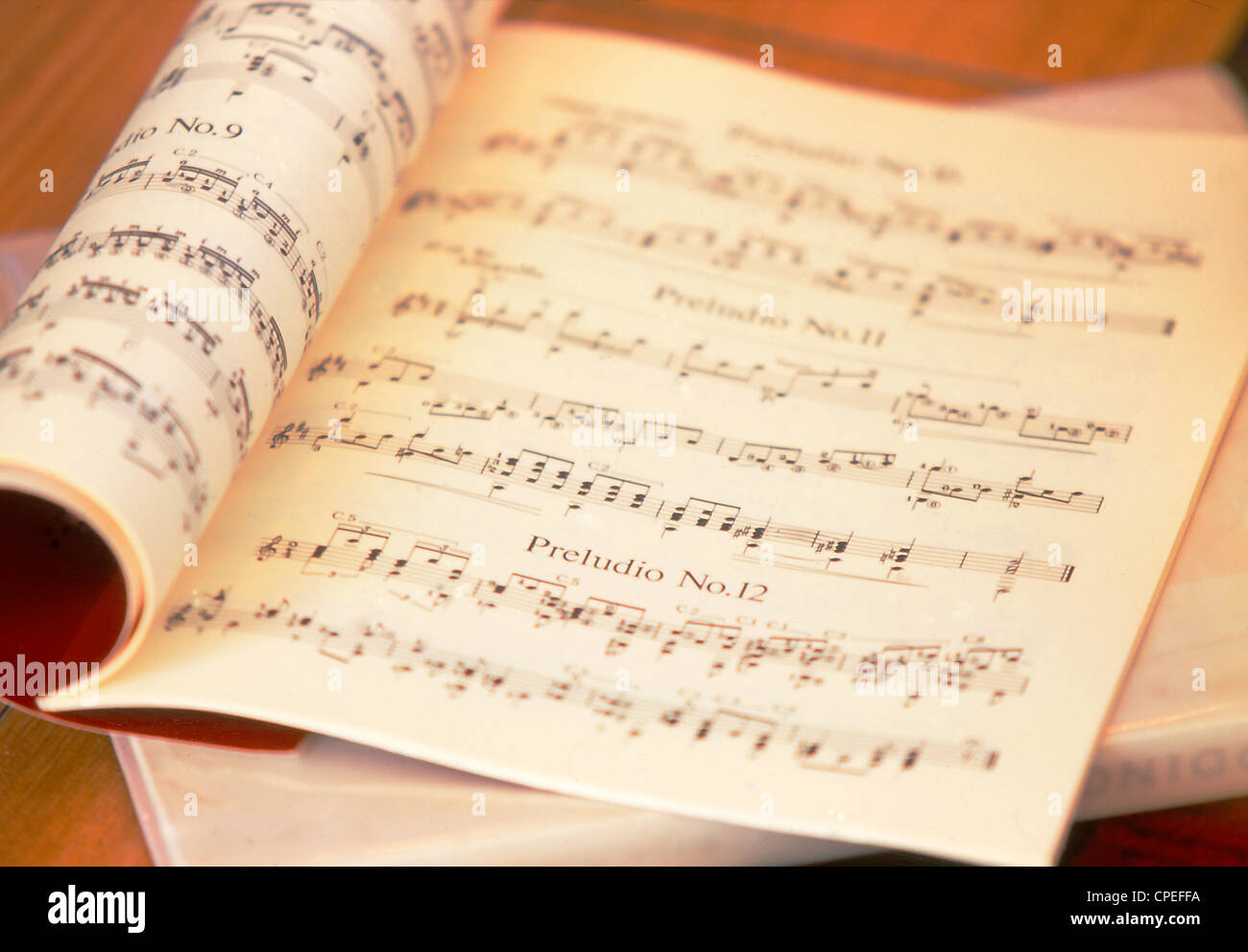 Sheet Music, Close-Up View Stock Photo - Alamy