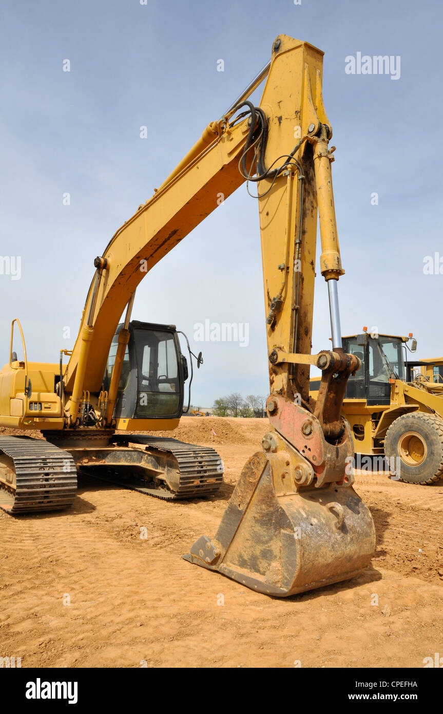 Heavy Construction Equipment Backhoe High Resolution Stock Photography ...