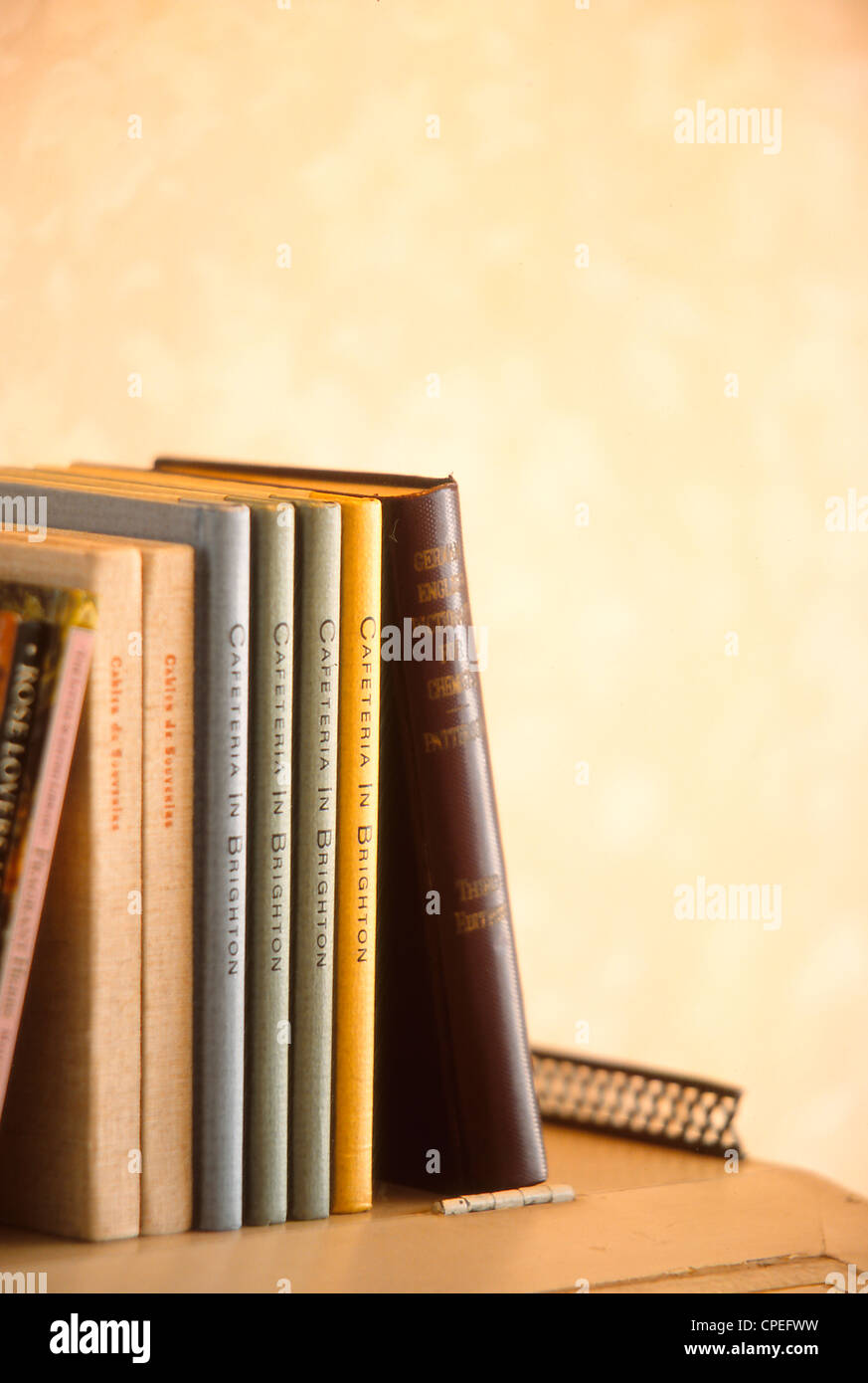 Books In A Row Stock Photo - Alamy