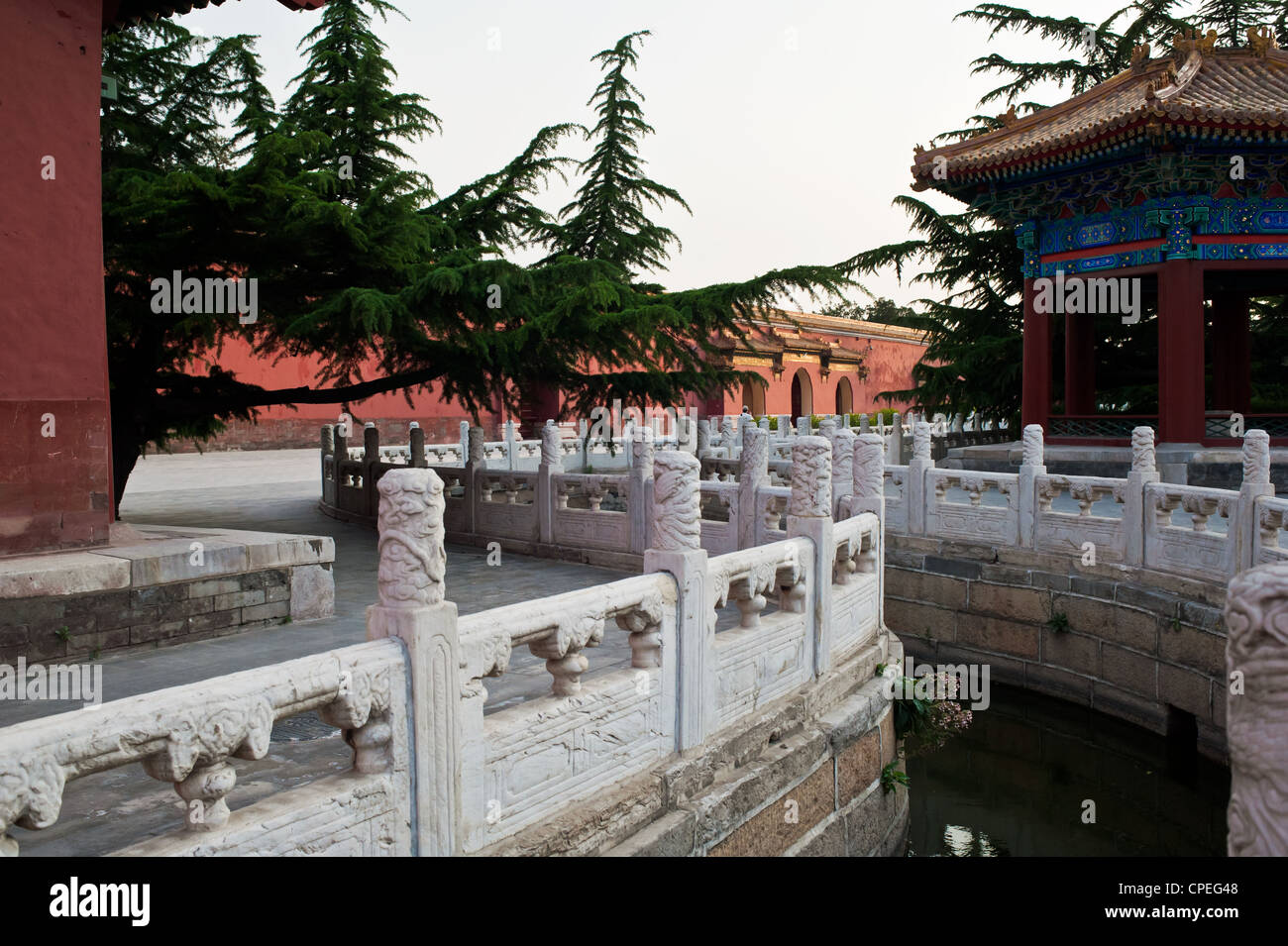 Inside of Zhongshan park, located at the west side of Tiananmen ...