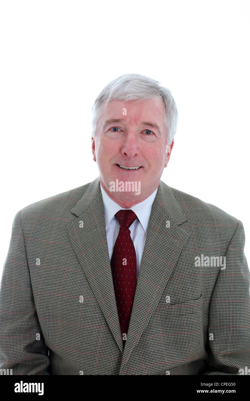 Attractive caucasian senior man hi-res stock photography and images - Alamy