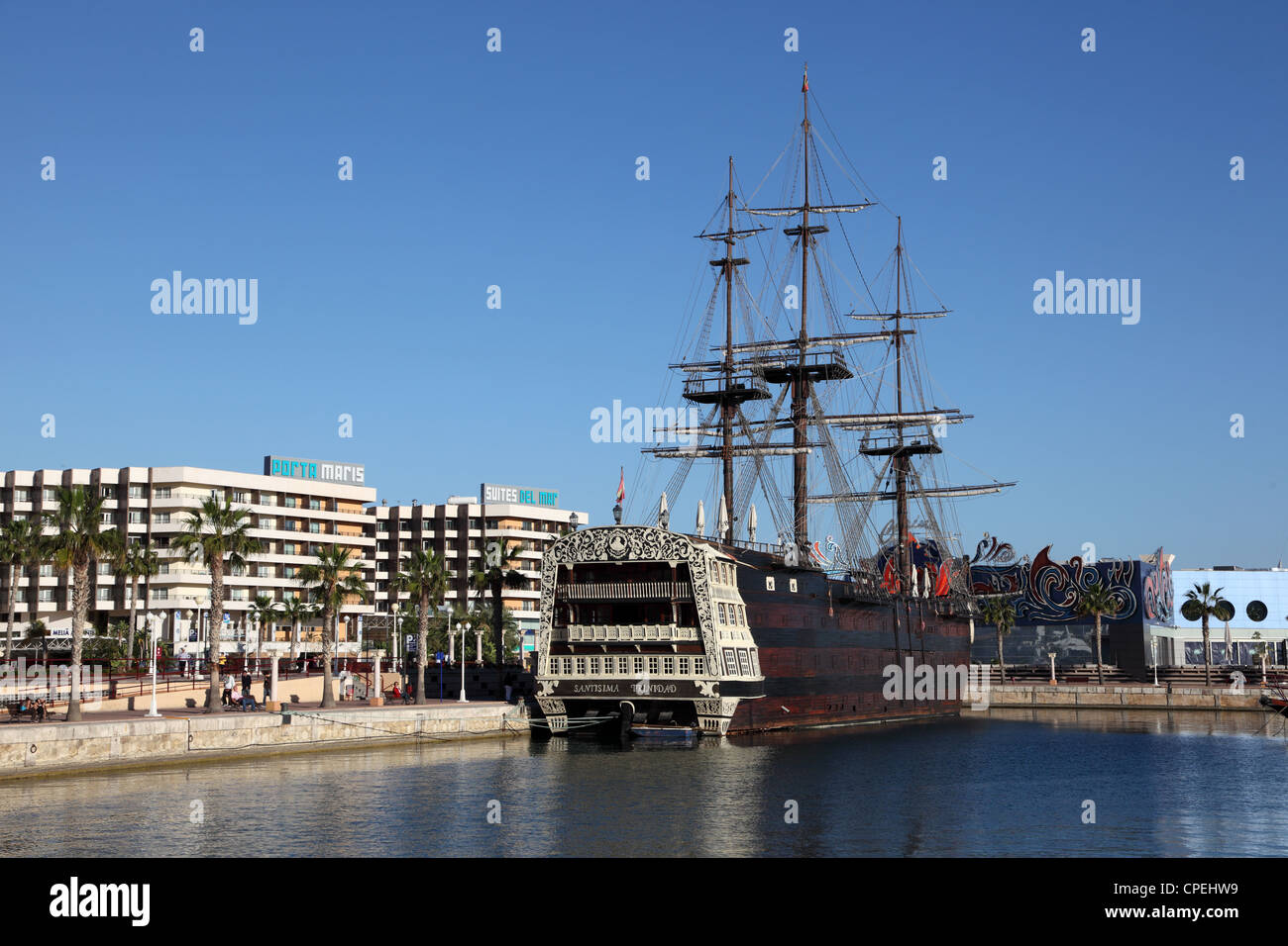 Pirate ship in Alicante, Spain Stock Photo - Alamy