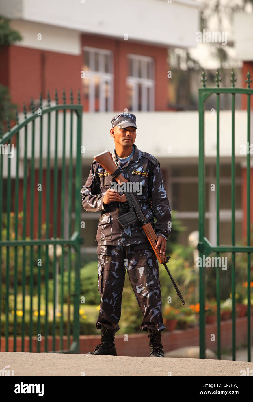 Nepal kathmandu army hi-res stock photography and images - Alamy