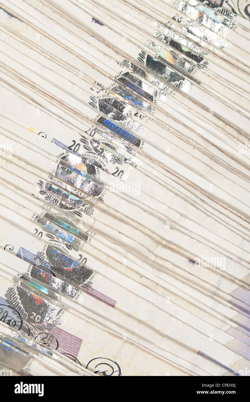 UK New twenty pound note design English bank note with security feature ...