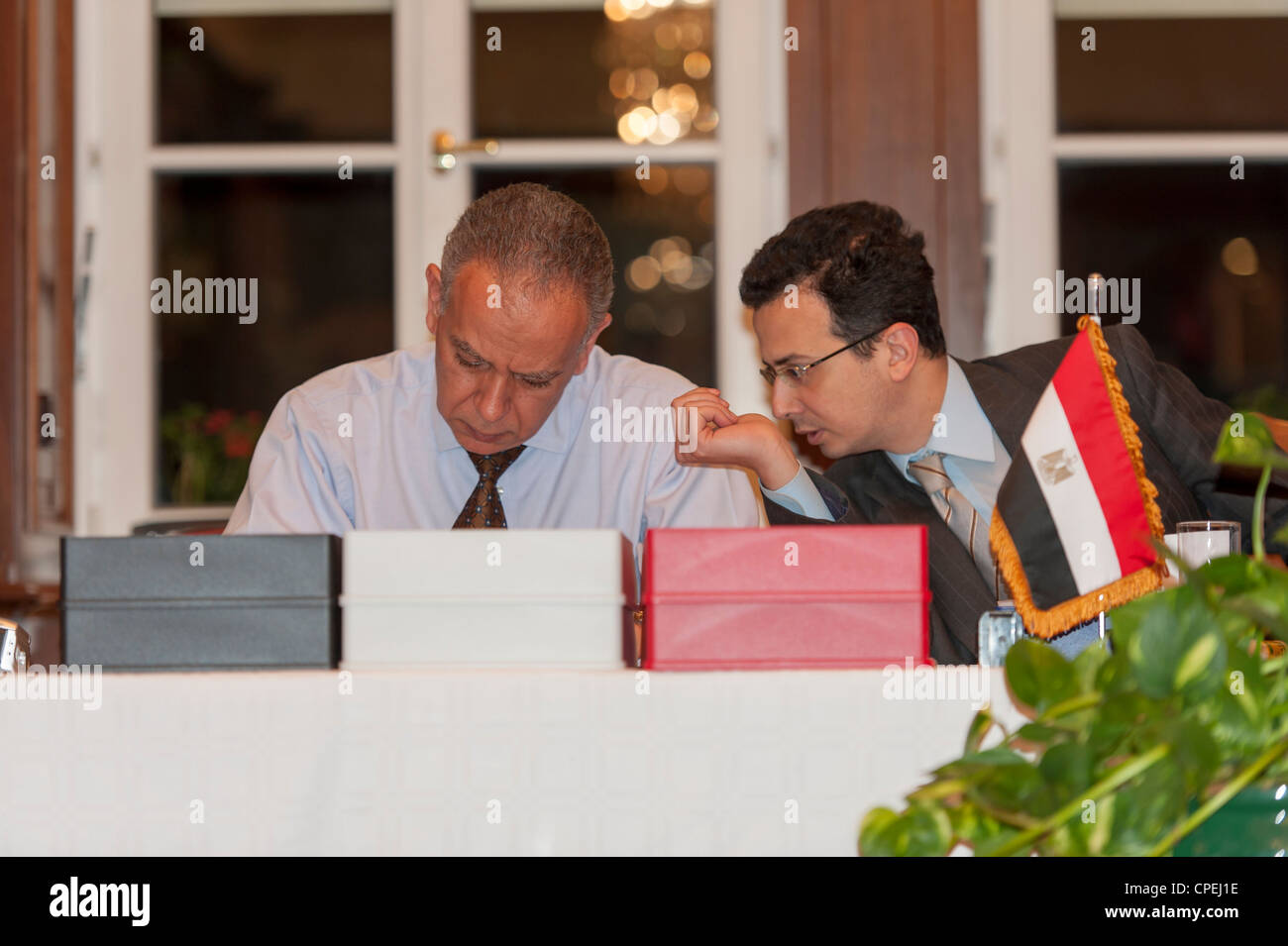 Mr. Ahmed Fadel while reviewing the results of the election for the ...