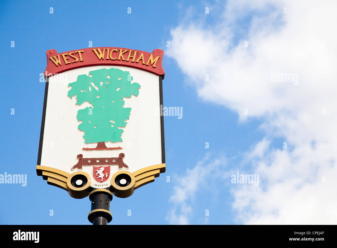 Sign, West Wickham, Kent, UK Stock Photo - Alamy