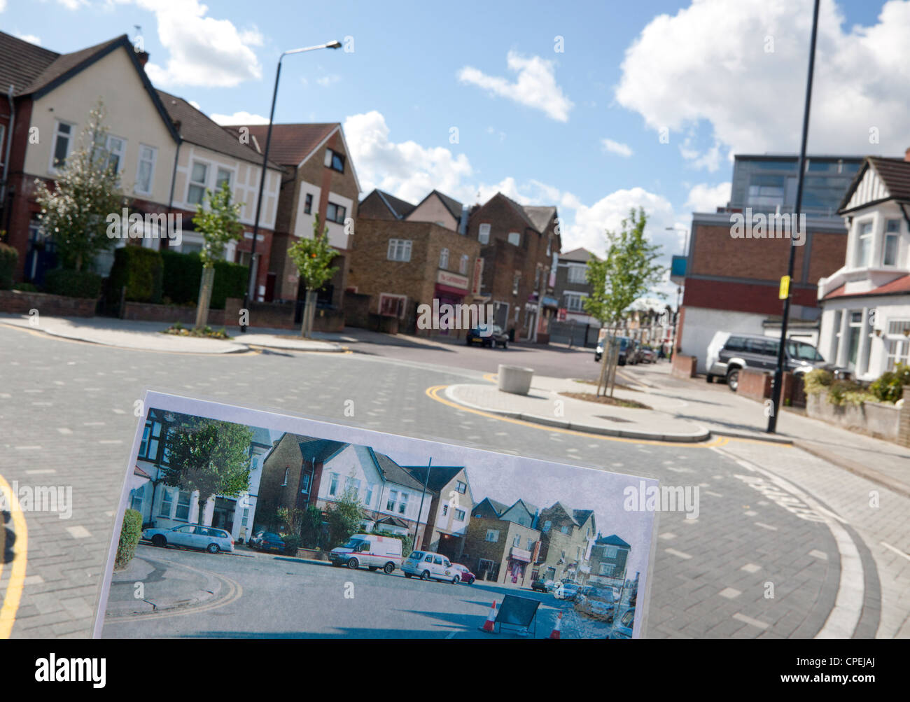 New traffic calming scheme by Sustrans and Haringey Council in Turnpike ...