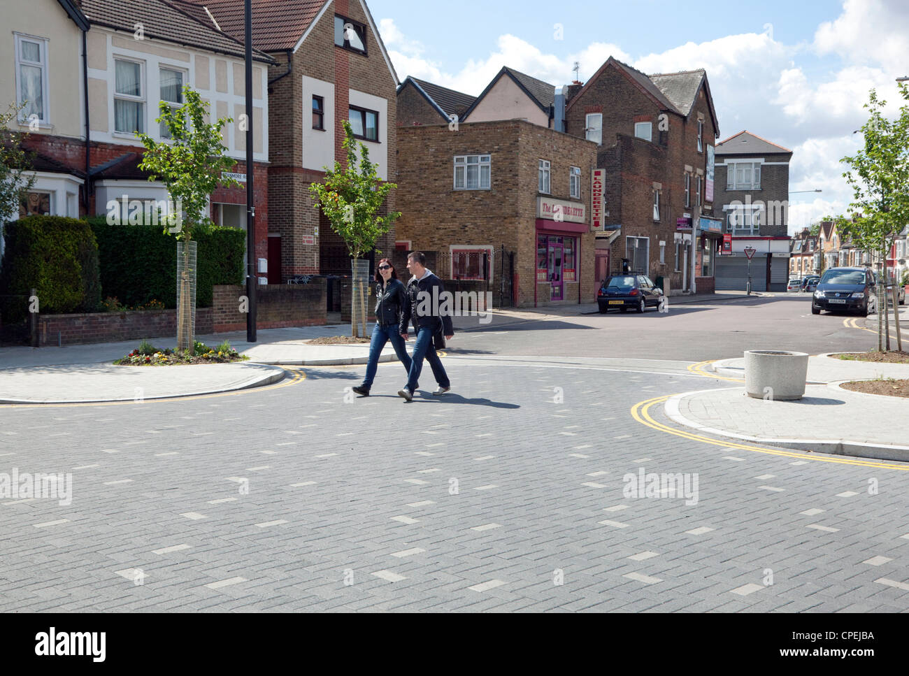 New traffic calming scheme by Sustrans and Haringey Council in Turnpike ...