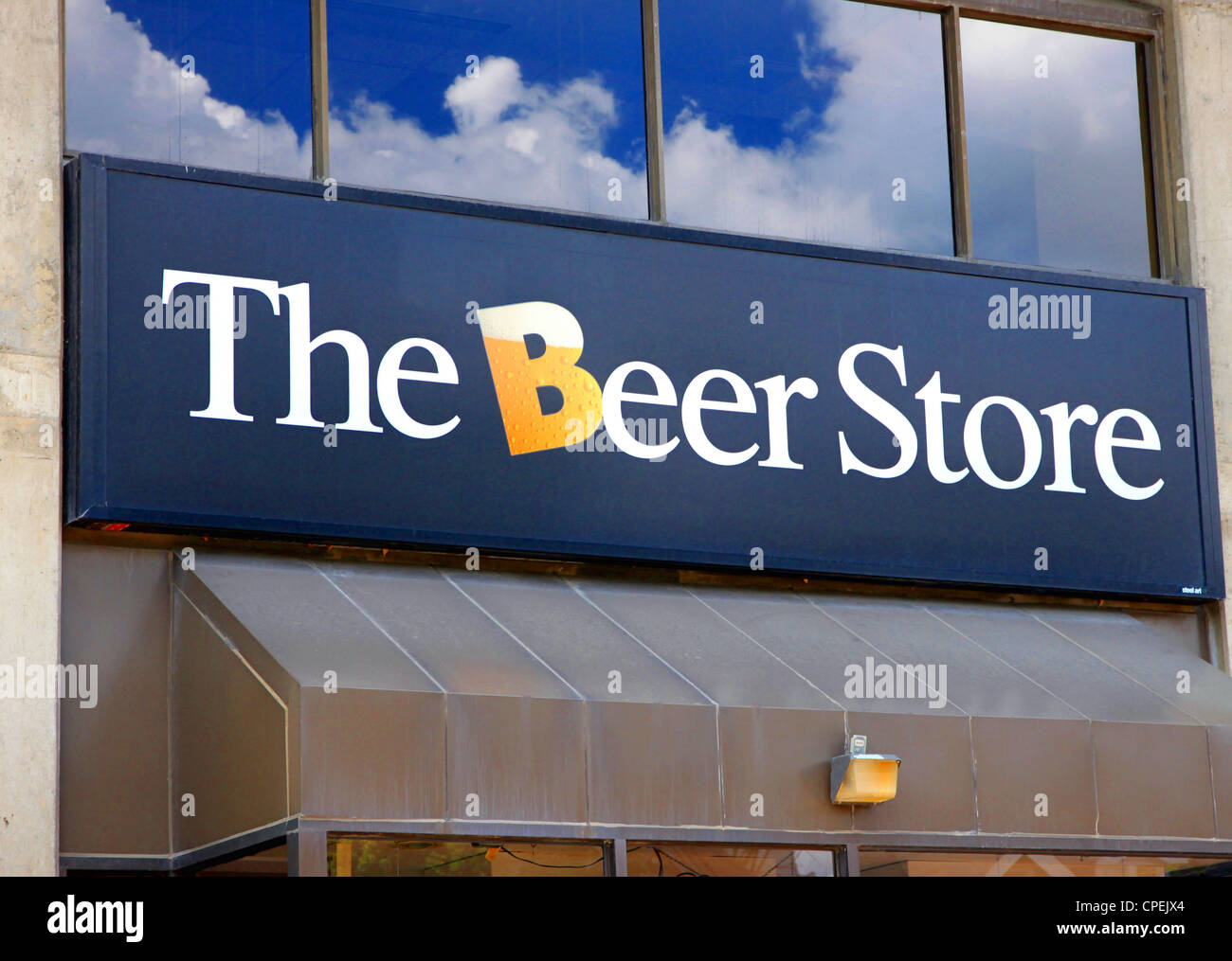 The Beer Store Sign Stock Photo - Alamy