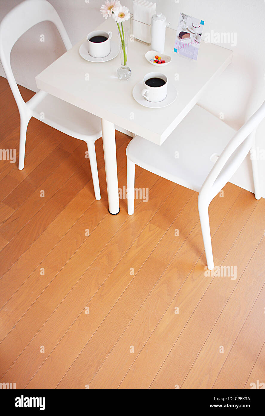 Tea Service, Dinning Table Stock Photo - Alamy