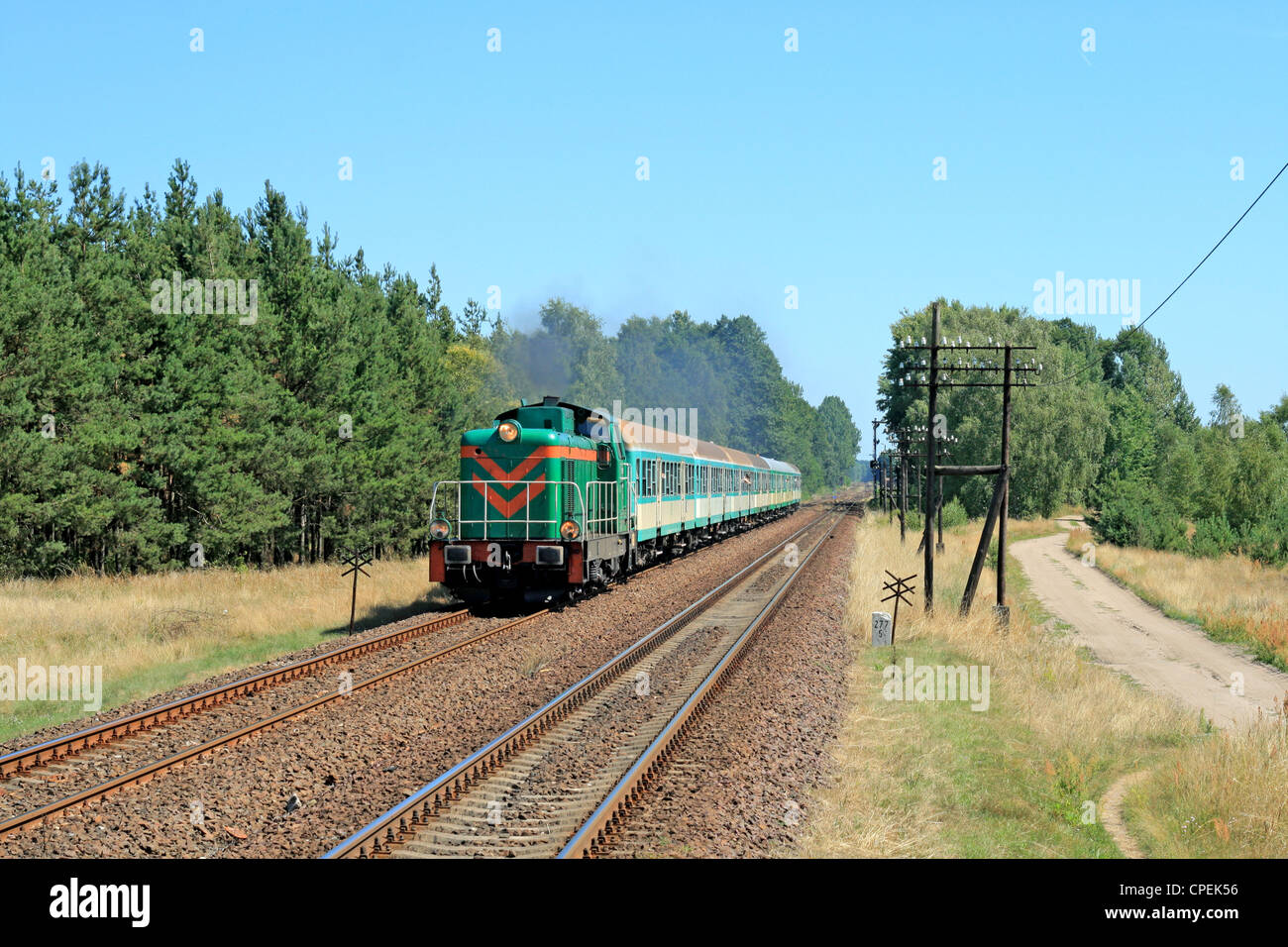 Diesel hauled train hi-res stock photography and images - Alamy