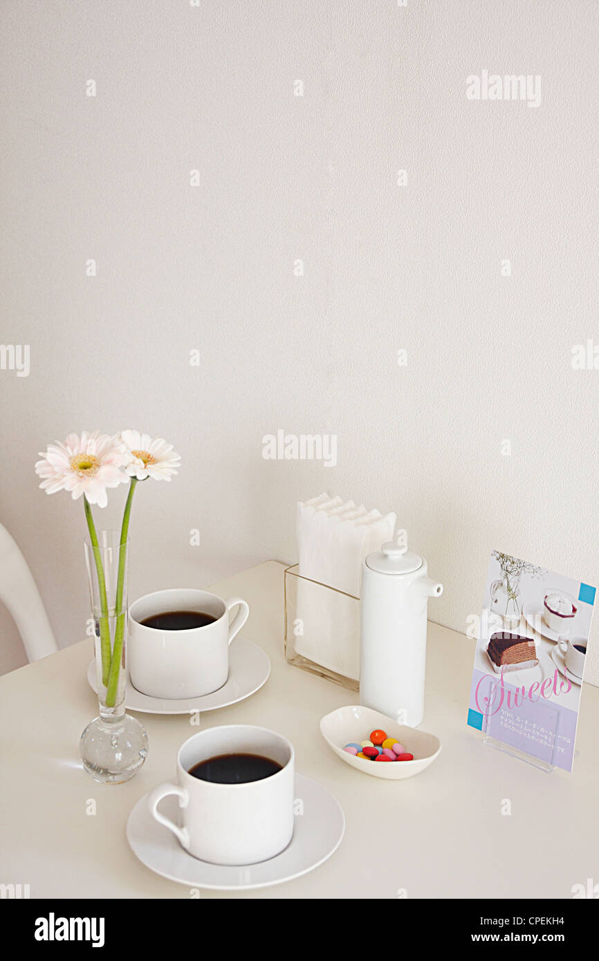 Breakfast Table, Tea Service Stock Photo - Alamy