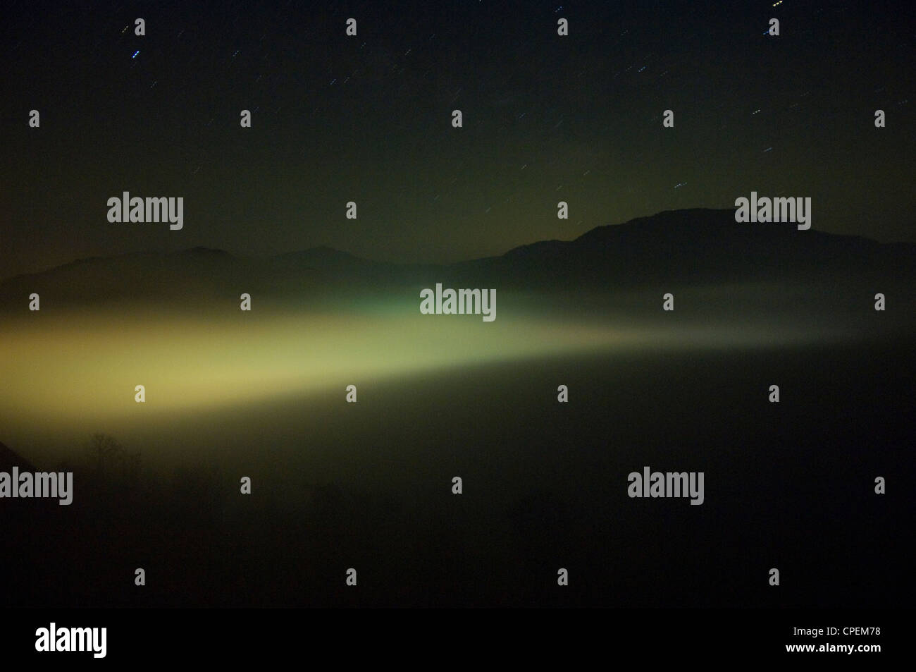 Landscape At Dusk Stock Photo - Alamy