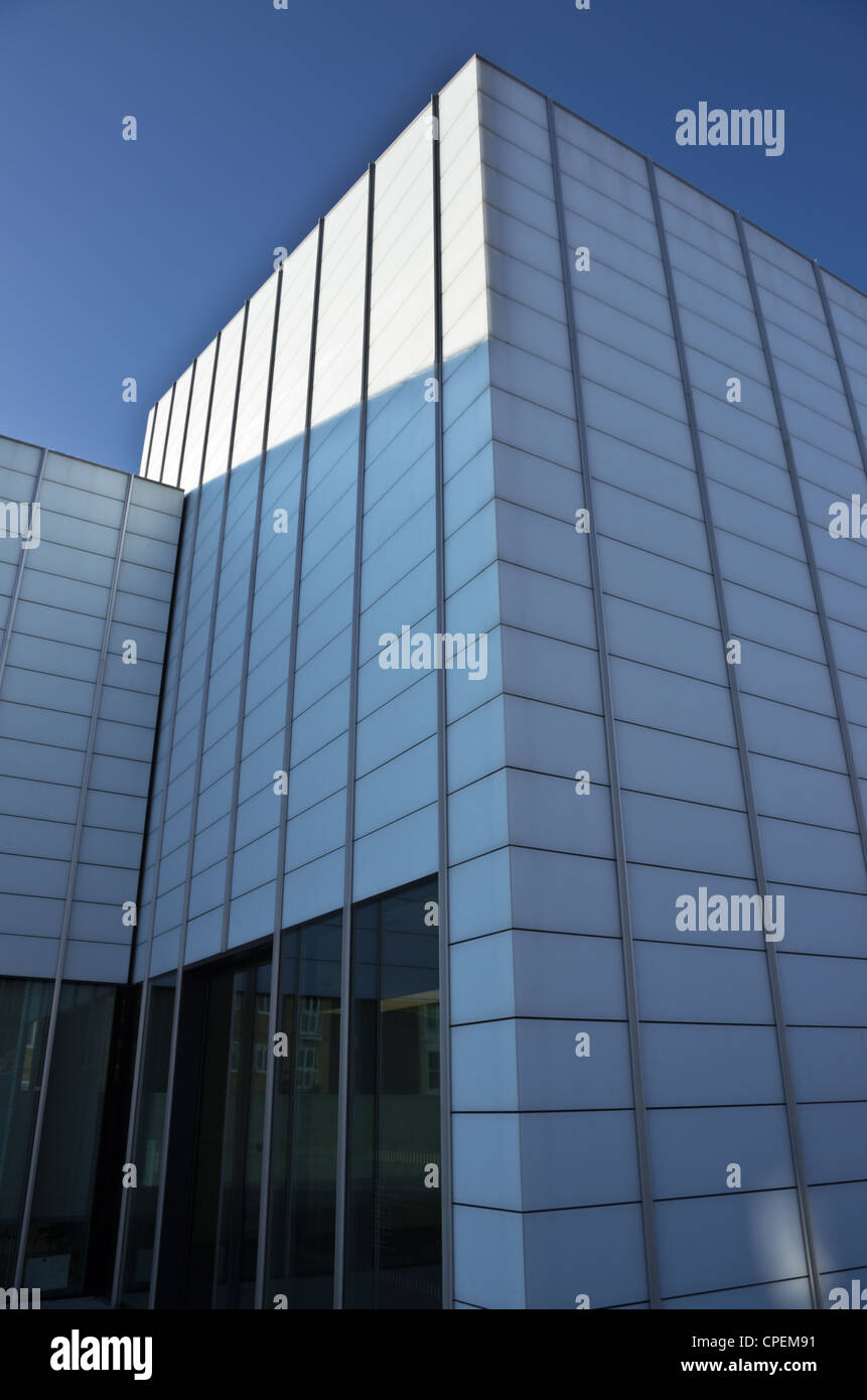 A view of the Turner Contemporary Art Gallery Margate showing the glass ...
