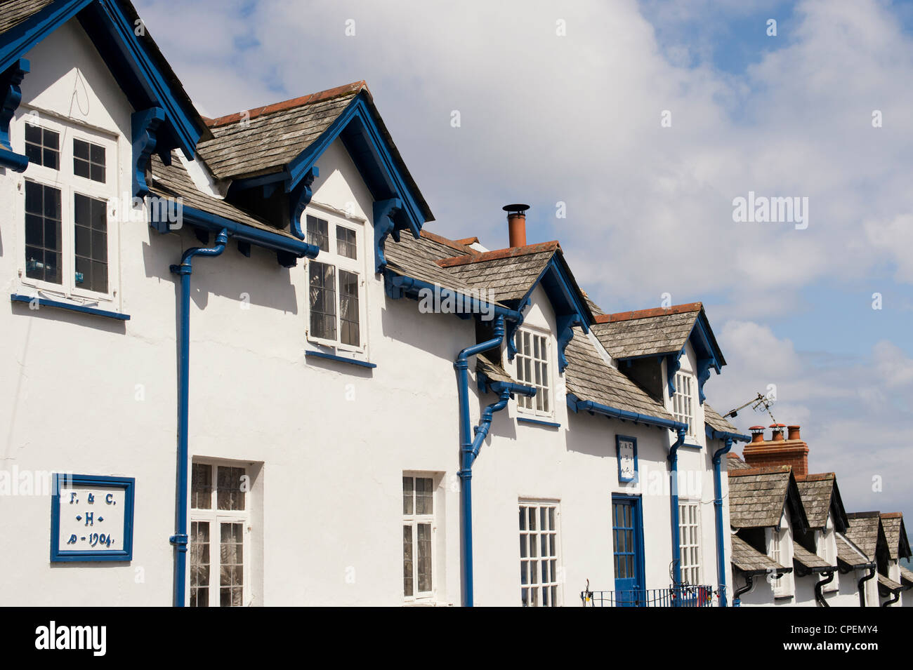 Clovelly. Historical privately owned traditional Devon Village. England ...