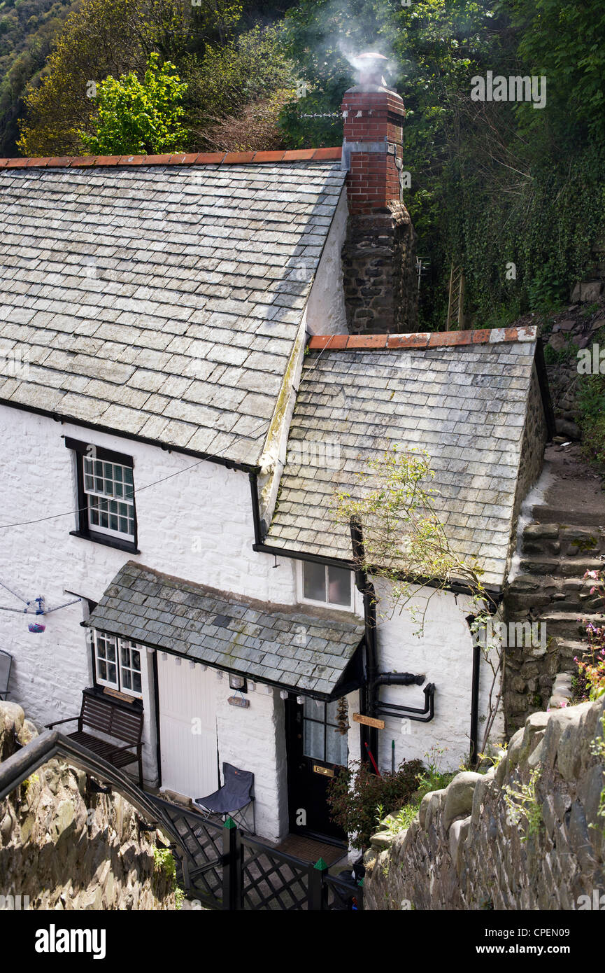 Clovelly. Historical privately owned traditional Devon Village. England ...