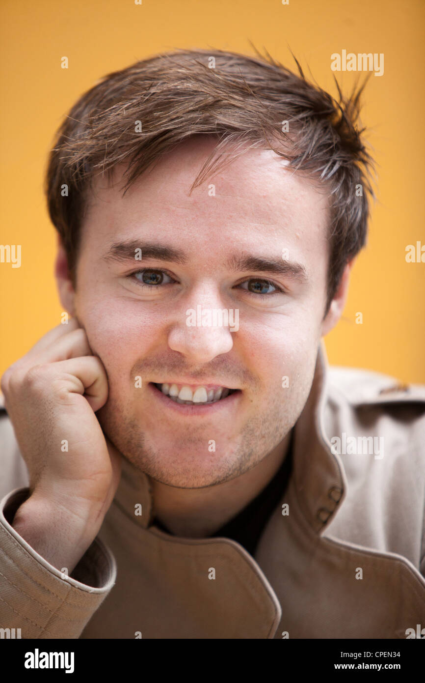 Portrait of Manchester celebrity soap actor Alan Halsall, he palys ...