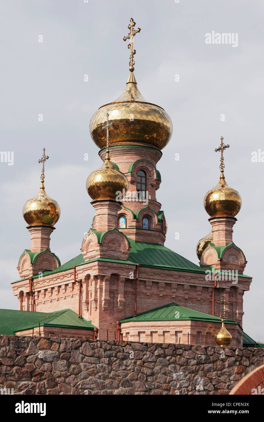 Church in Sviato-Pokrovsky (Holy Protection) monastery in Kiev ...