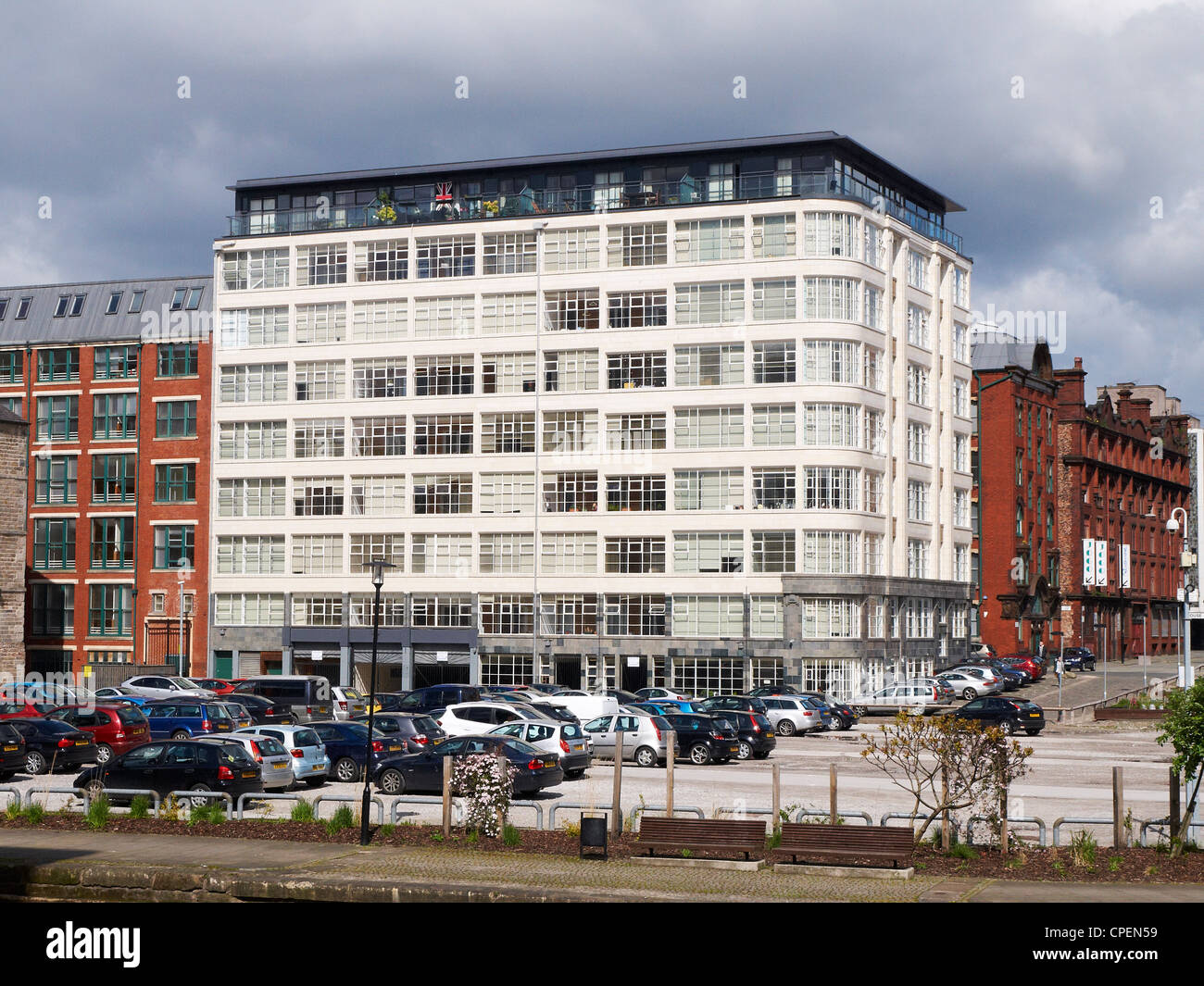 The Met apartments in Manchester UK Stock Photo - Alamy