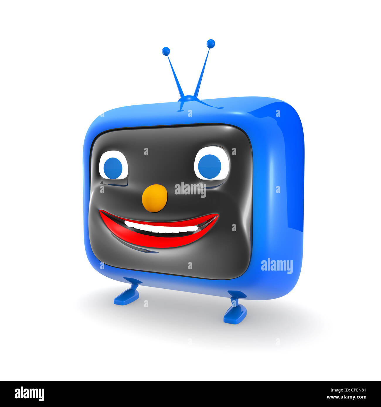 Funny cartoon tv character Stock Photo - Alamy