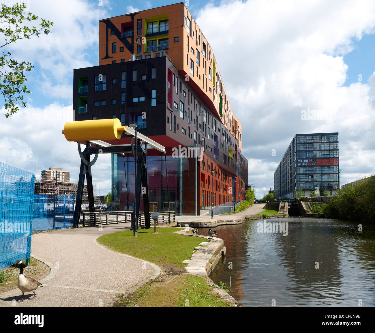 The Chips apartments with Milliners Wharf on the Ashton Canal in ...