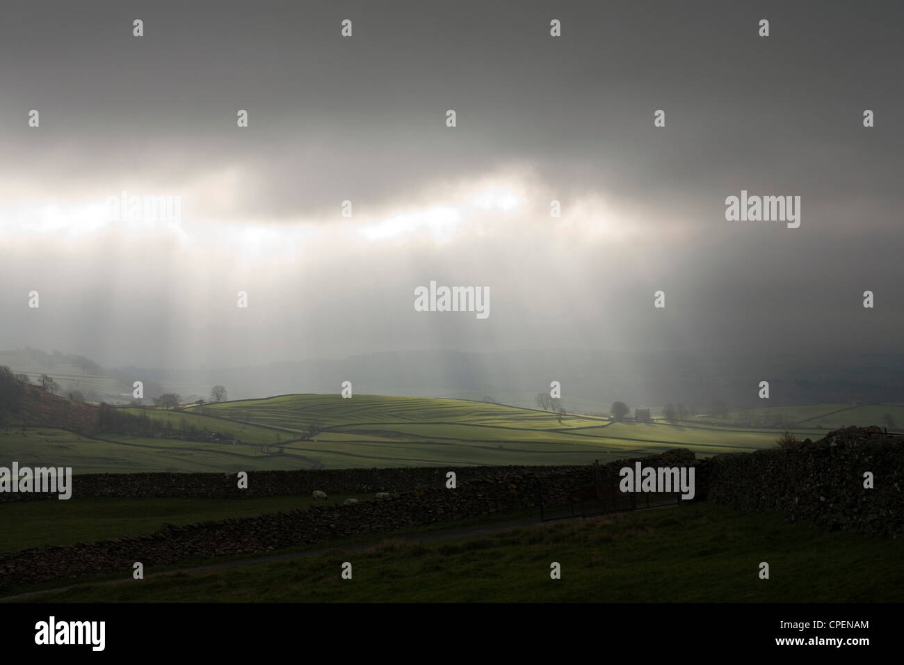 Medieval field patterns hi-res stock photography and images - Alamy