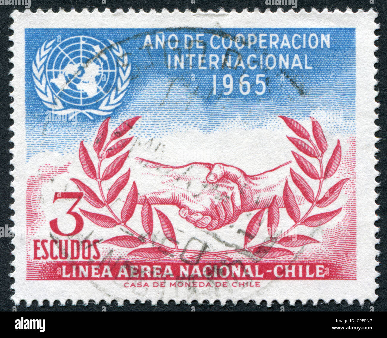 Postage stamp chile hi-res stock photography and images - Alamy