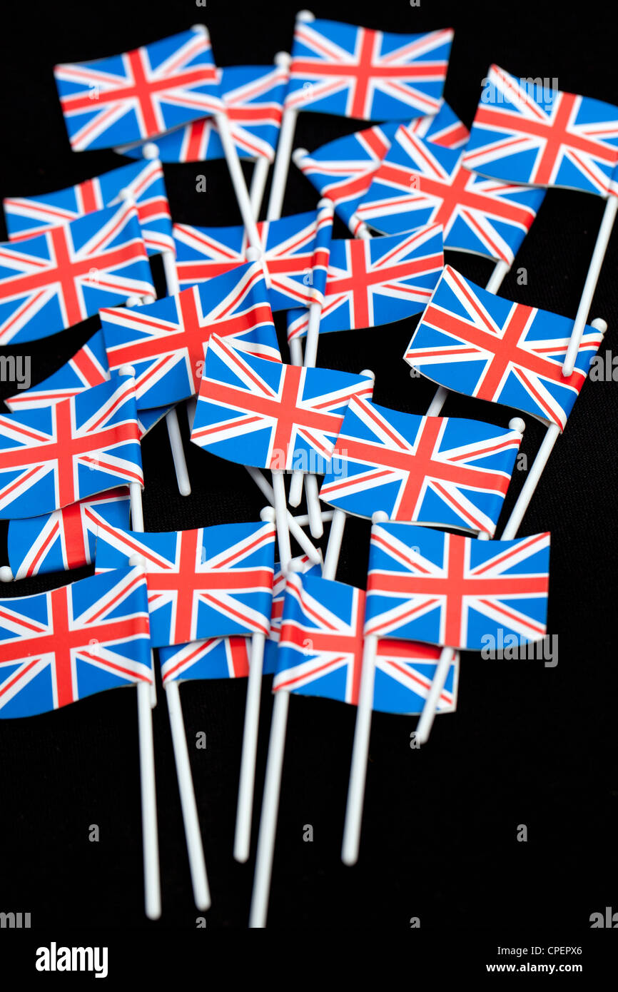 Small or Mini Union Jack Flags Stock Photo - Alamy