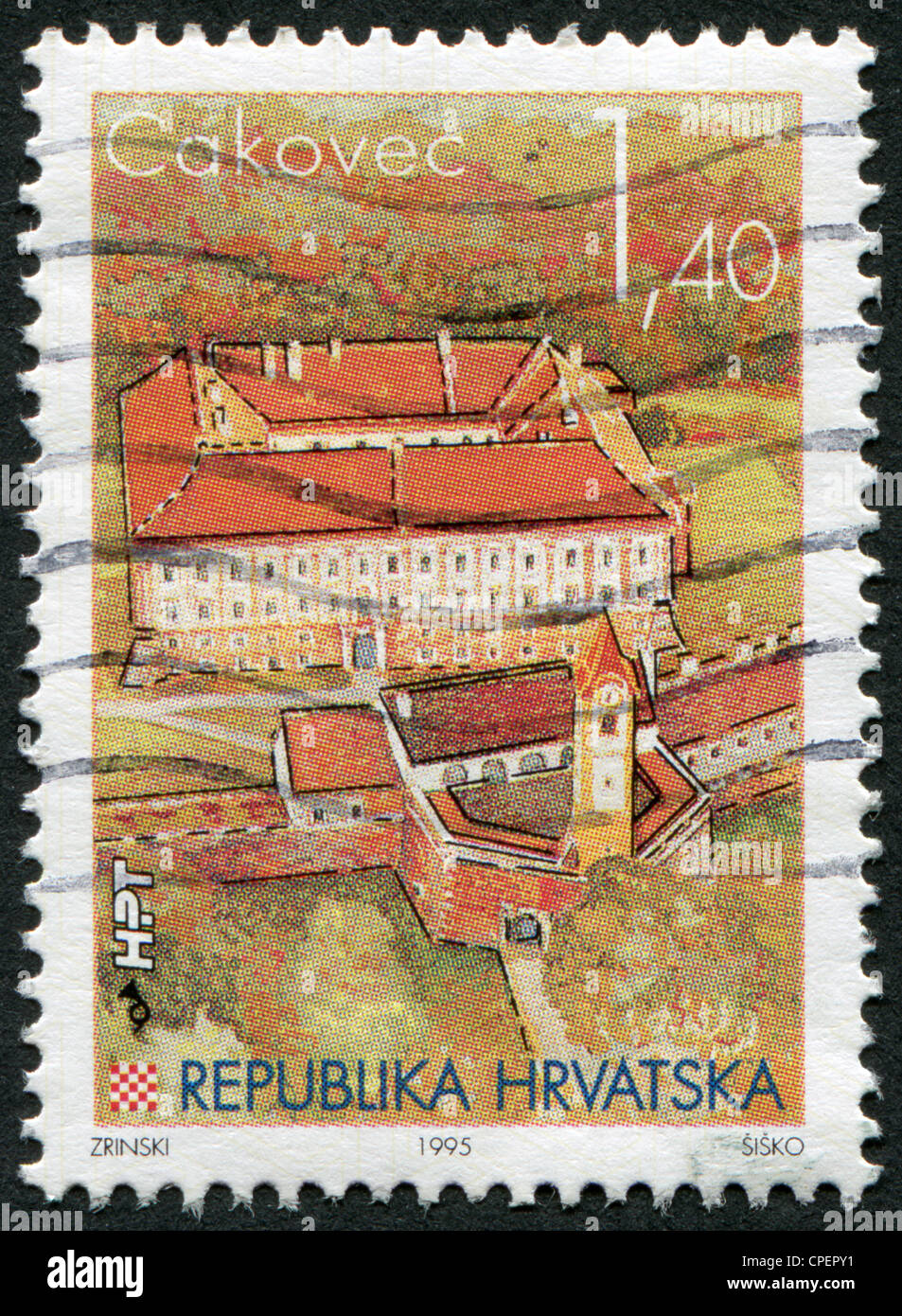 Stamp croatia hi-res stock photography and images - Alamy