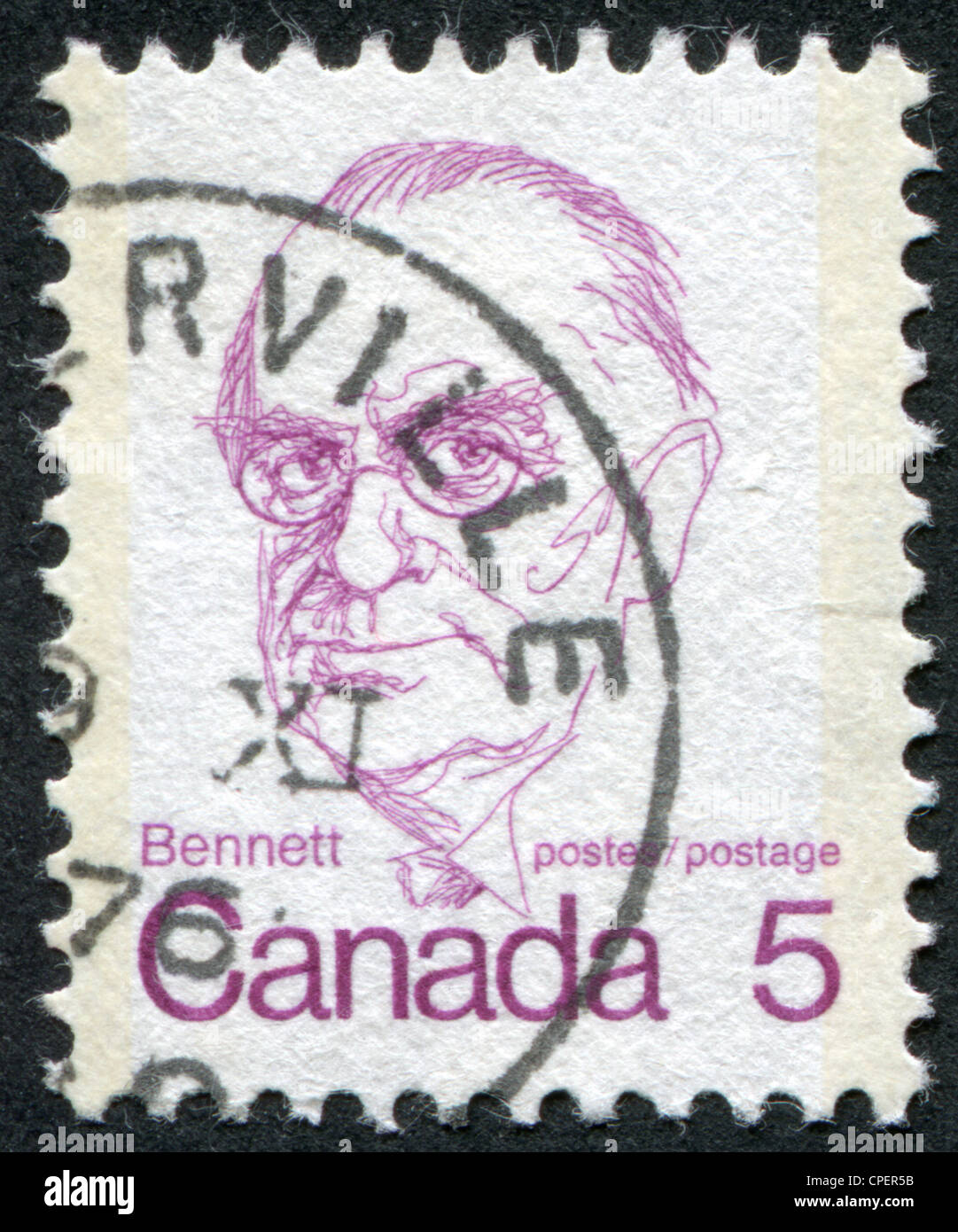 CANADA - CIRCA 1972: Postage stamps printed in Canada, shows a Richard ...