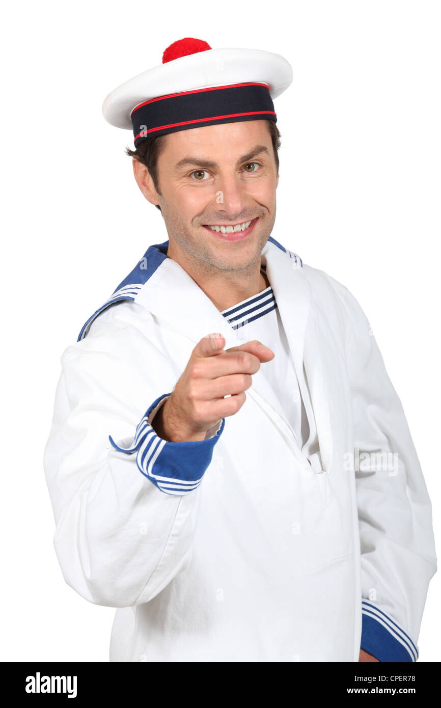 Man in a sailor costume Stock Photo - Alamy