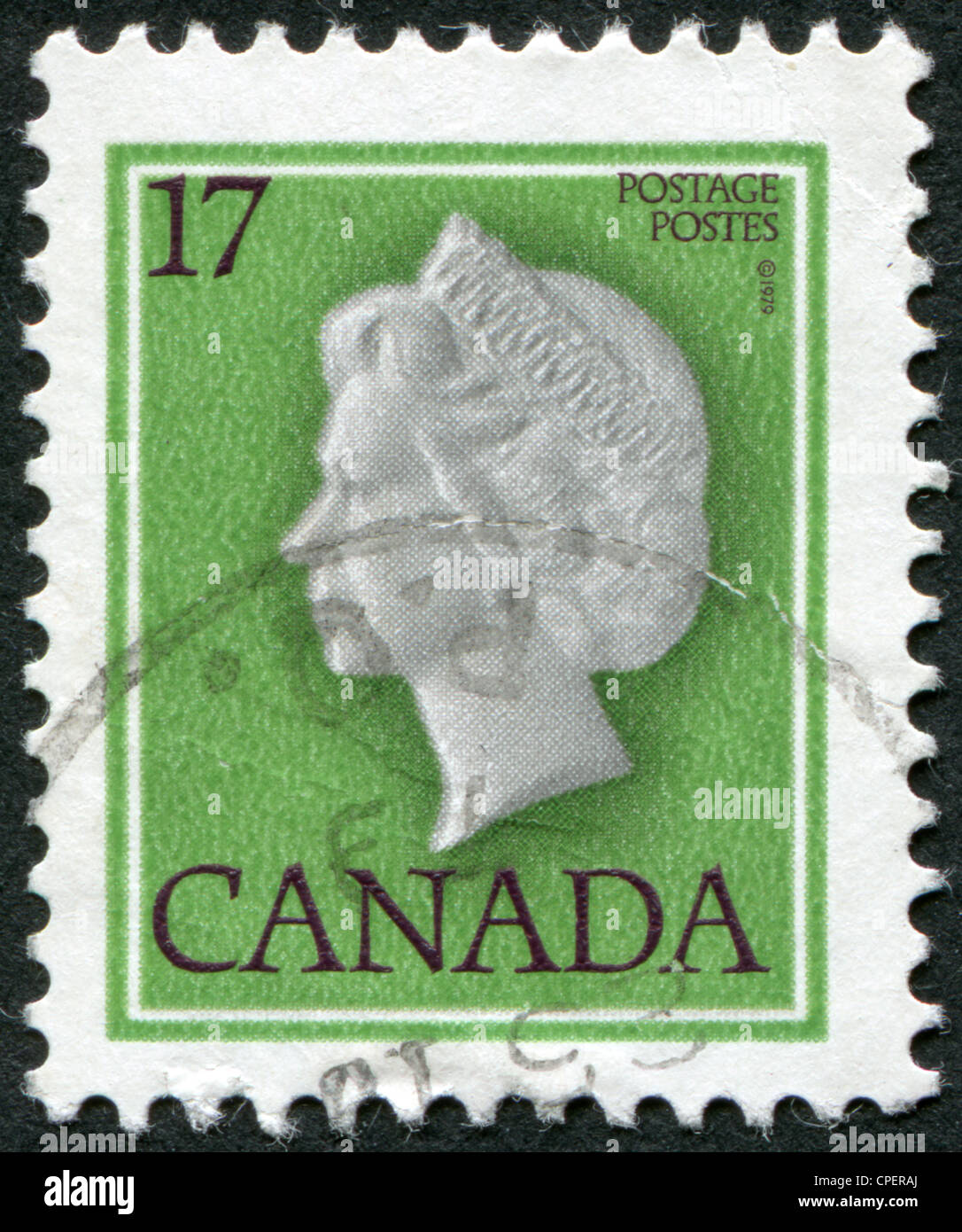 CANADA - CIRCA 1979: Postage stamps printed in Canada, depicts Queen ...