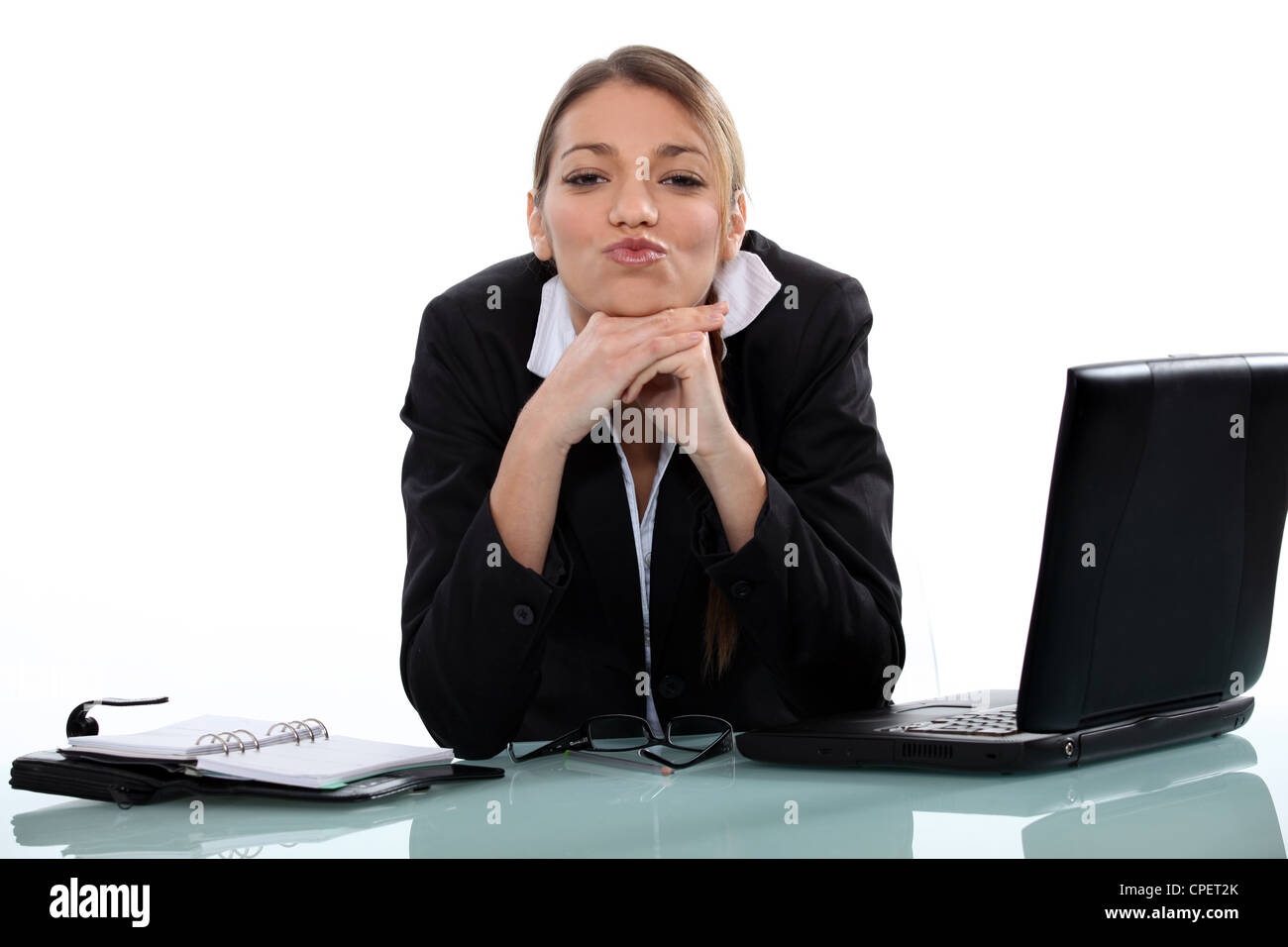 Portrait of Secretary Stock Photo - Alamy