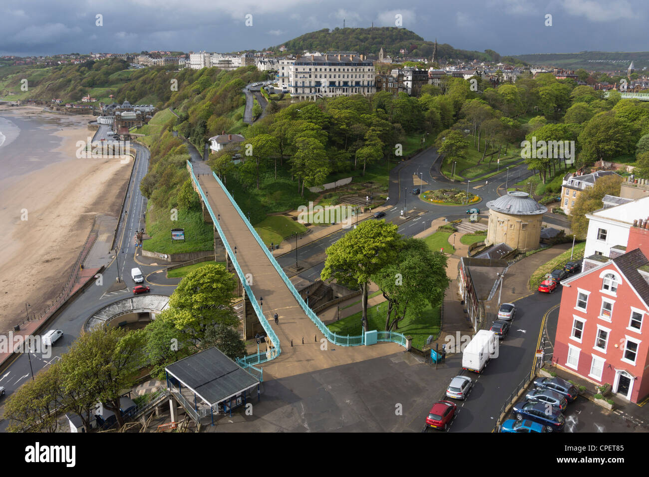 Scarborough, Yorkshire, UK - south Valley Bridge Stock Photo - Alamy