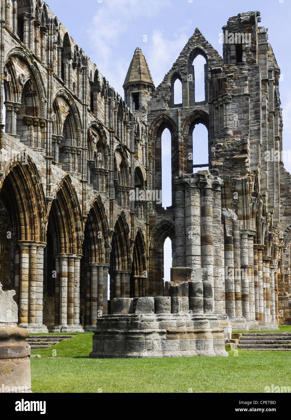 Whitby Abbey, Yorkshire - view Stock Photo - Alamy