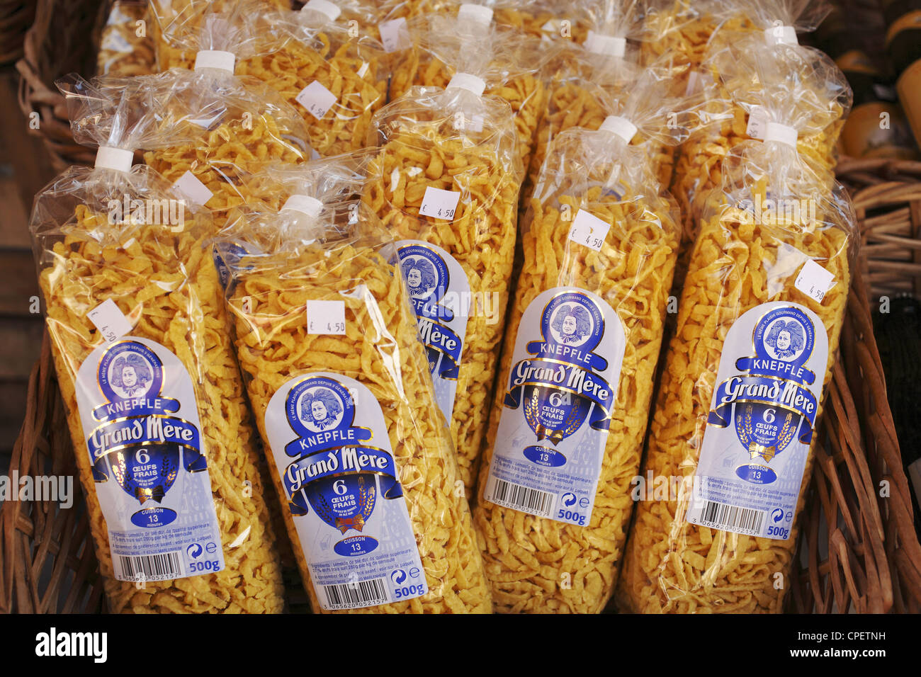 Grand Mere old-fashioned pasta of Alsace, France Stock Photo - Alamy
