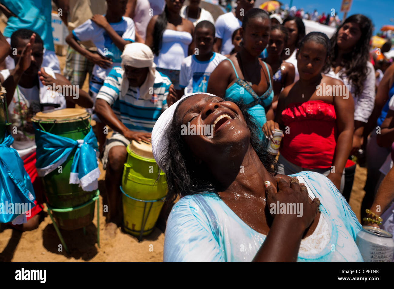 Brazil candomble drum hi-res stock photography and images - Alamy