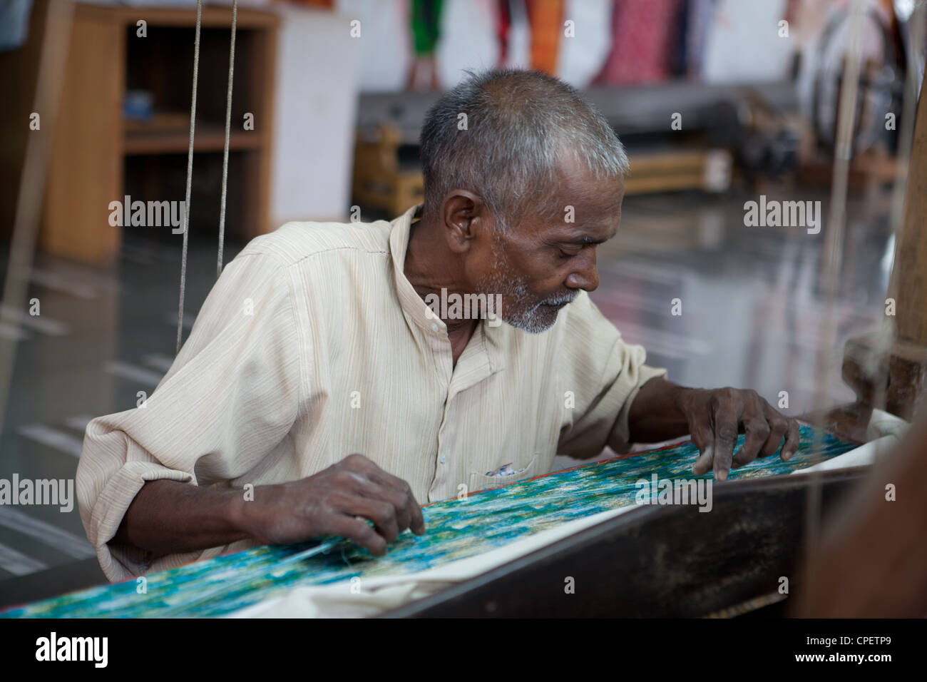 Rug weaving india hi-res stock photography and images - Alamy