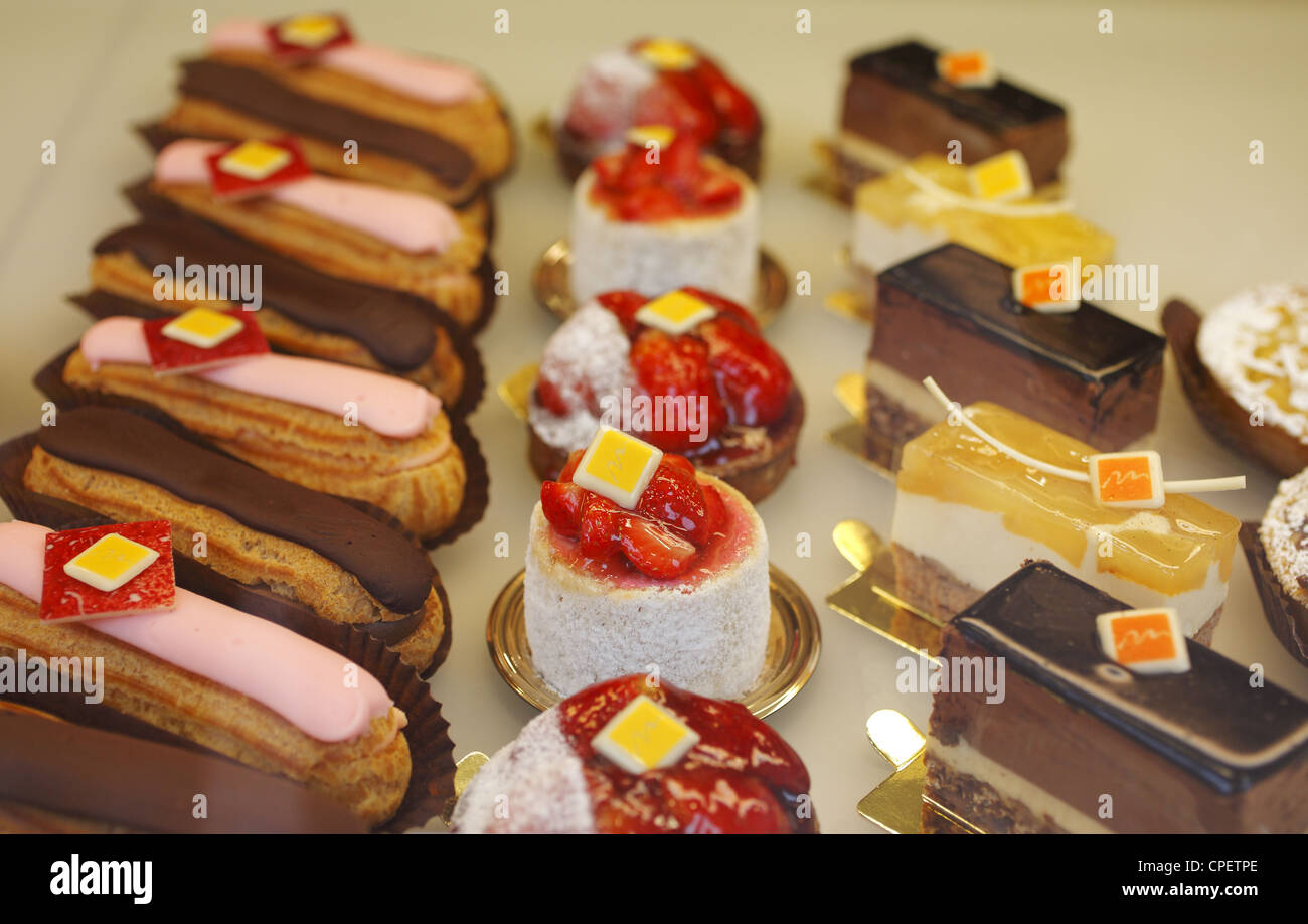 French pastry shop in Colmar, France Stock Photo - Alamy