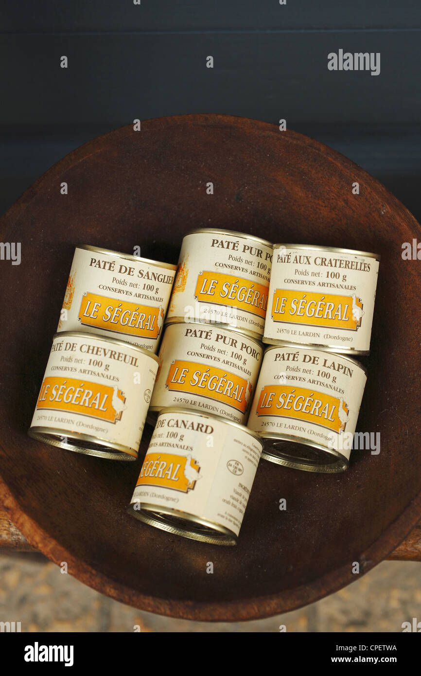 Selection of pates, Dordogne, France Stock Photo - Alamy