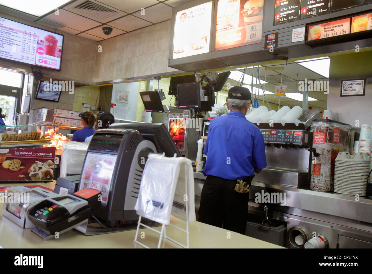 Miami Florida,McDonald's,burgers,hamburgers,franchise,fast food ...