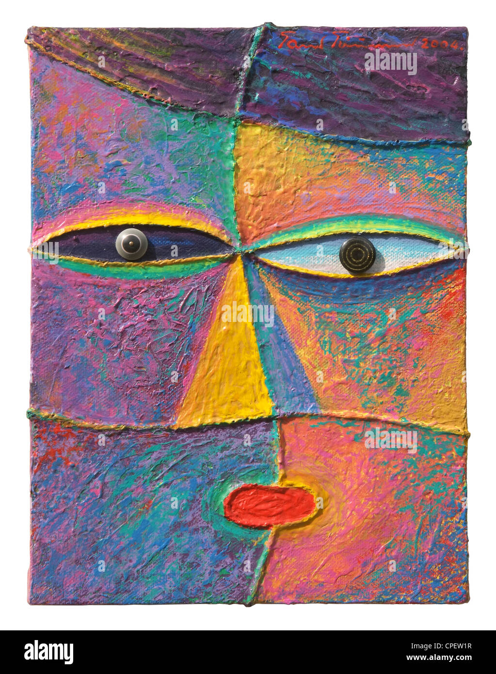 Abstract human face painting hi-res stock photography and images - Alamy