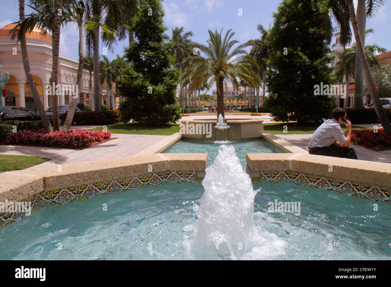 Mizner park water fountain – boca raton hi-res stock photography and ...